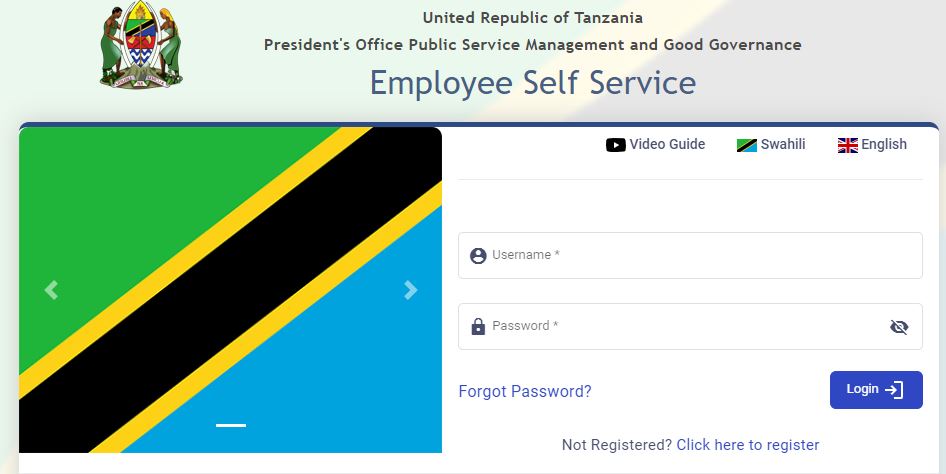 ESS Utumishi Login, Employee Self Service 2024 | AJIRA YAKO